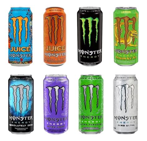 Kit 8 Energéticos Monster Sabores 473ml Parcelamento sem juros