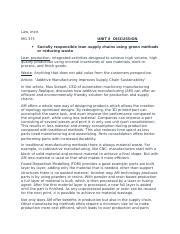 MG 375 Unit 8 Discussion Docx Law Instr MG 375 UNIT 8 DISCUSSION