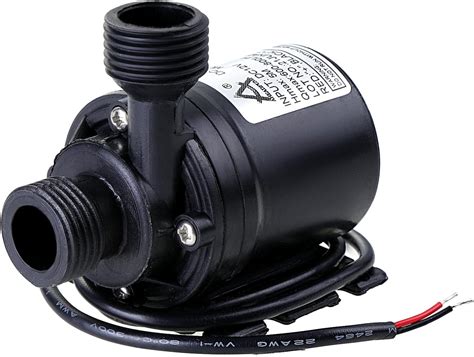 eROOSI Pompe à Eau Submersible sans balais DC 12V 800L H 5M Pompe