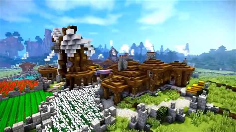 Wie man ein Villager Dorf in Minecraft schön macht Timelapse YouTube