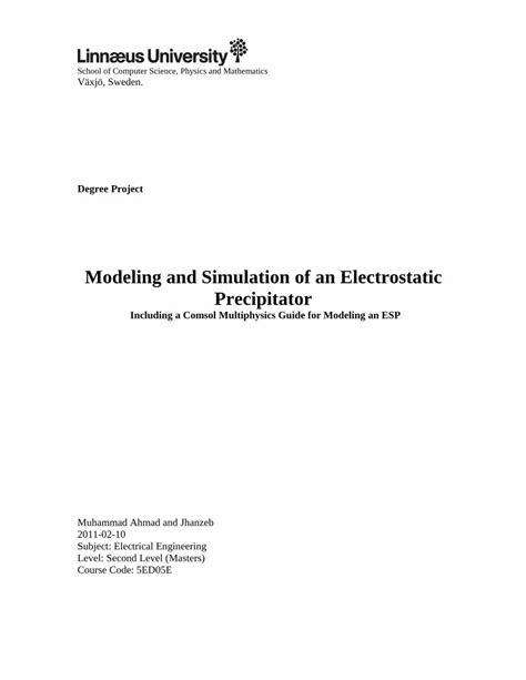 pdf 10 modeling and simulation of an electrostatic dokumen tips