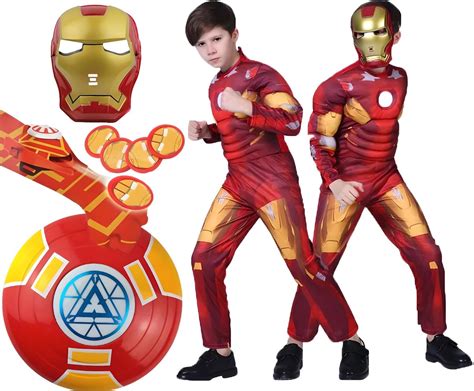 Strój Przebranie Kostium Iron Man Maska 104 110 Hopki Przyjęcia i