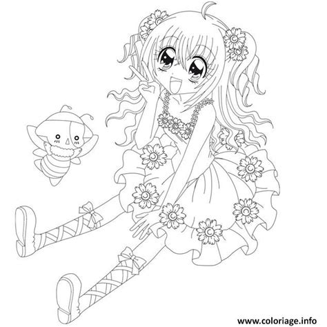 Coloriage Fille Manga Jecolorie