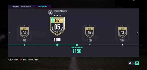 A Pontua O Do Fut Division Rivals Em Fifa Ultimate Team