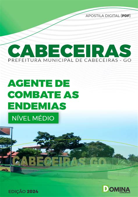 Apostila Pref Cabeceiras Go Agente Combate Endemias