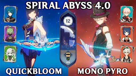 Spiral Abyss 4 0 Floor 12 9 Stars Yelan C0 Quickbloom And Lyney C0