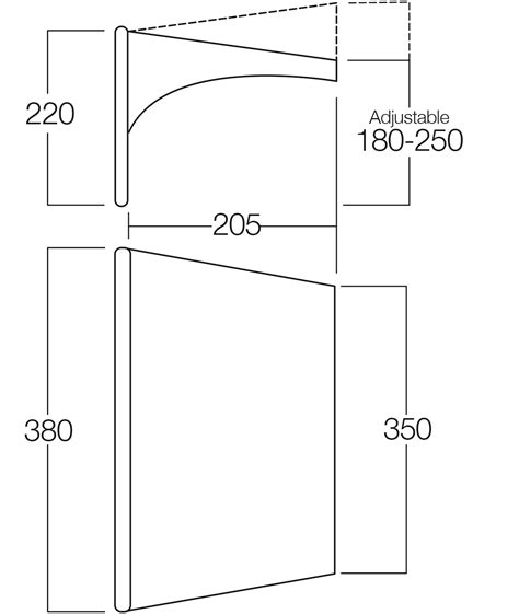 Sonnensegel Vango Air Beam Sky Canopy F R Caravan Motorhome Bantam