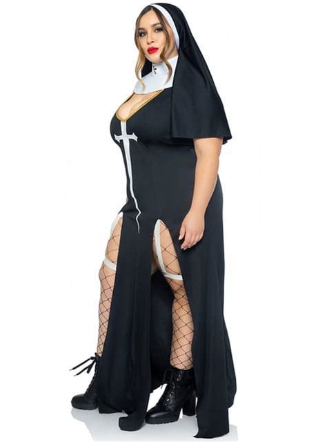 Déguisement nonne sexy femme grande taille Funidelia