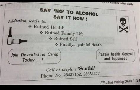 Prepare A Poster Advising People To Say No To Drugs Illustrating The