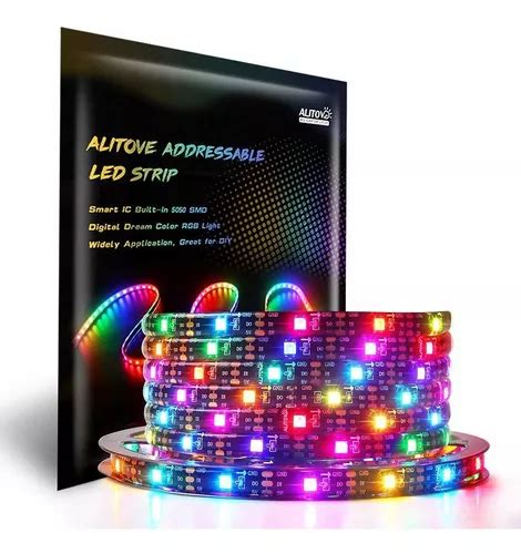 Alitove Ws B Tira De Luz Led Rgb Direccionable Individual Meses
