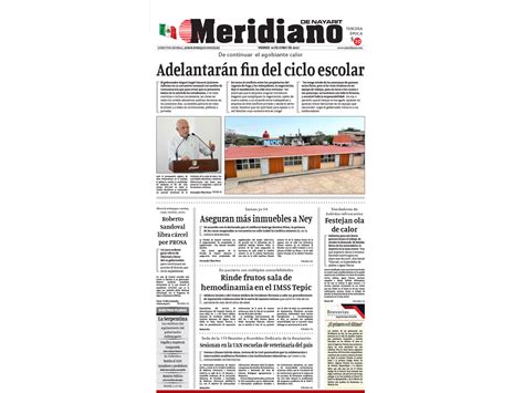 Edición impresa 16 de junio de 2023 Meridiano mx