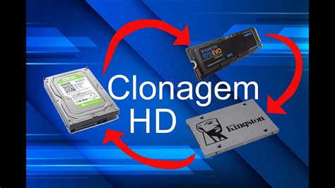 Clonar HD Para Outro HD SSD Sem Formatar Processo Simples YouTube