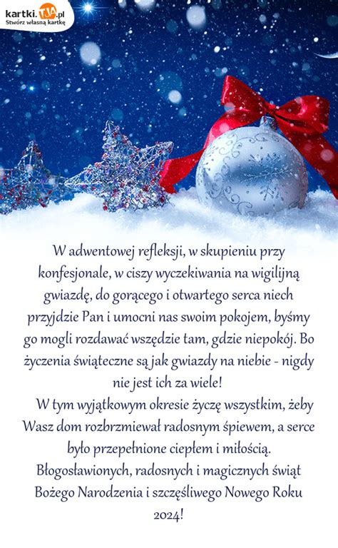 Wsz Dzie Tam Gdzie Niepok J Bo Yczenia Wi Teczne S Jak Gwiazdy Na