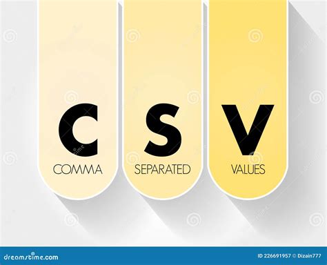 Csv Comma Separated Values Is A Delimited Text File That Uses A Comma