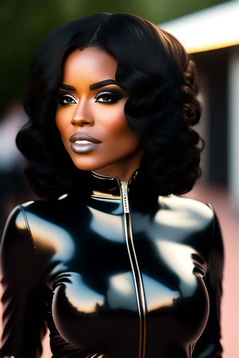 Lexica Woman Black Latex Moulded