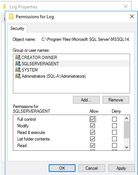 SQL Server Agent Service Won T Start Due To Access Denied