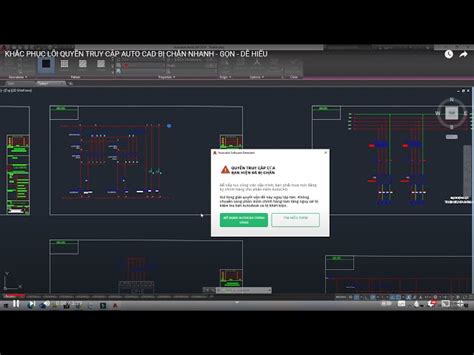 Quyền Truy Cập Của Bạn Hiện Đã Bị Chặn AutoCAD Giải Pháp Nhanh Chóng