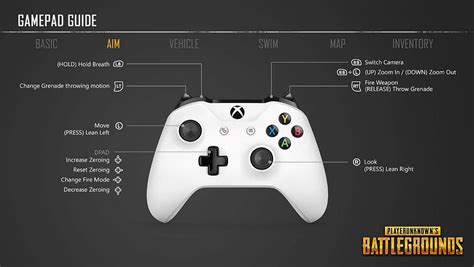 Pubg Xbox Controls Guide Playerunknowns Battlegrounds