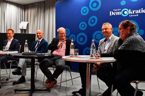Vertreter aus Lörrach und Meerane diskutieren über das Zusammenwachsen