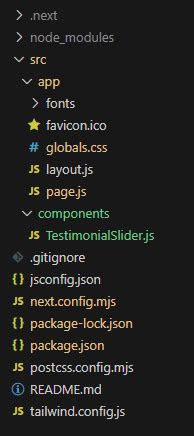 How To Build Testimonial Slider With Tailwind CSS And Next Js