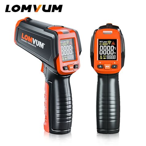 LOMVUM Digital Infrared Thermometer Non Contact Temperature Gun Laser