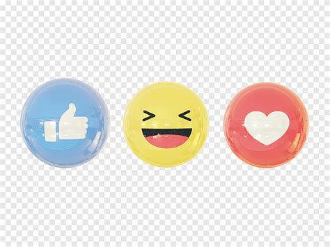Emojis Facebook Reacts Emoticons Funny Happy Heart Like Thumbs