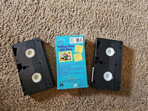 NICKELODEON BLUE S CLUES VHS Telling Time With Blue Playtime W