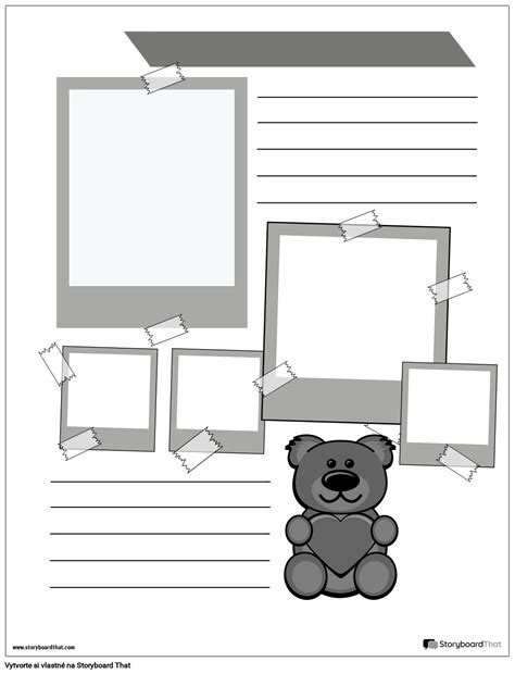 Šablóna plyšového medvedíka Storyboard por sk examples