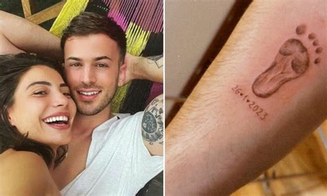 David Carreira E Carolina Carvalho Fazem Tatuagem Em Homenagem Ao Filho
