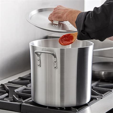 Choice Qt Heavy Weight Aluminum Stock Pot With Cover