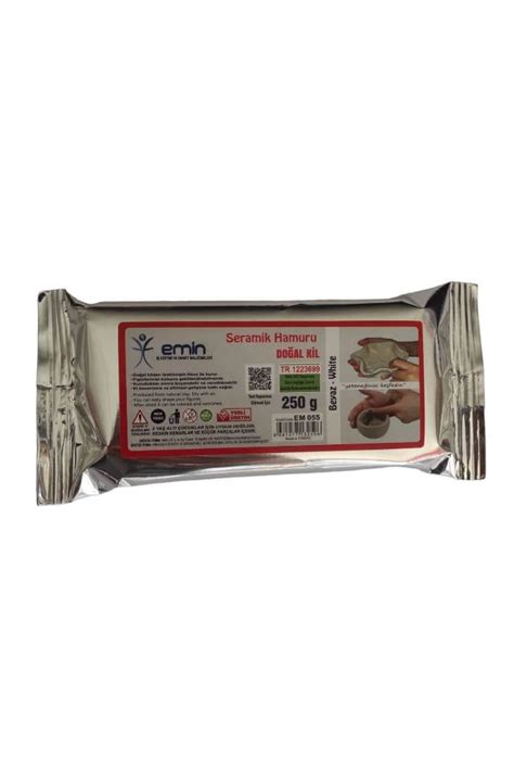Seramik Hamuru Doğal Kil 250 Gr Beyaz Kil Hamuru 1 Adet Fiyat ve