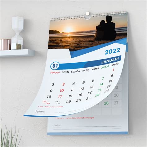 Jual Kalender Dinding Per Bulan Shopee Indonesia
