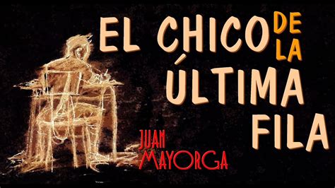 El chico de la última fila Teatro YouTube