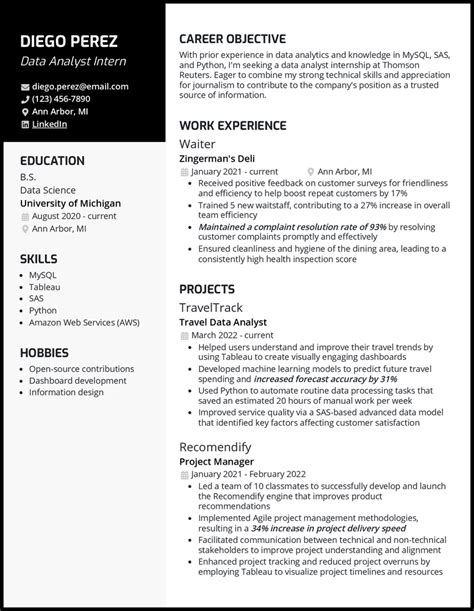 31 Data Analyst Resume Examples For 2025