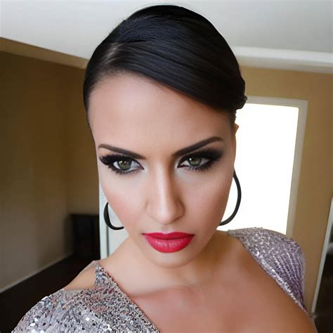 Short Haired Brunette With Red Lipstick By Roguedawg777 On Deviantart