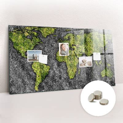 Tablica magnetyczna dla dzieci Mapa świata Coloray pl
