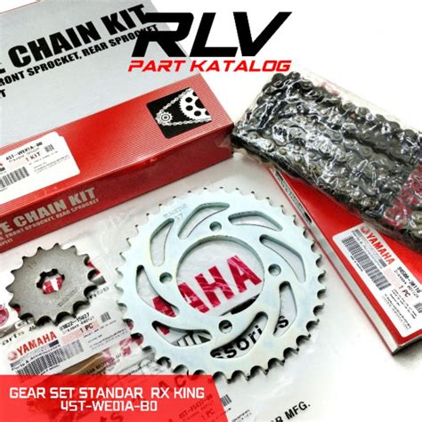Jual Gearset Girset Chainkit Gear Gir Set Rantai Paket Rx King Rxking
