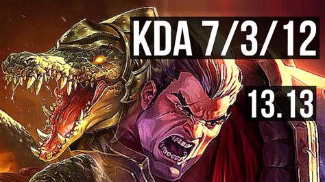 Renekton Vs Darius Top M Mastery Kr Diamond