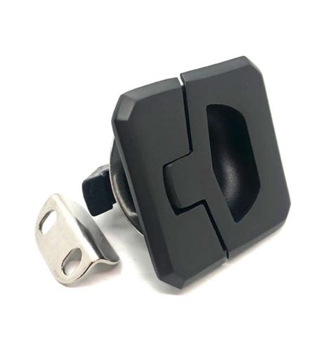Grand Slam Latch Stainless Steel Square Black