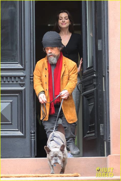 Photo Anne Hathaway Peter Dinklage She Came To Me Filming Photo