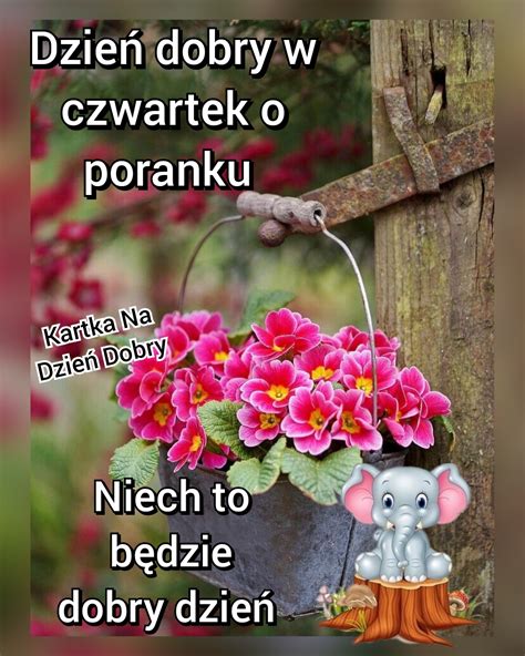 Dzie Dobry W Czwartek Twoje Karteczki
