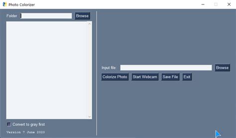 Not Working Issue Pysimplegui Pysimplegui Photo Colorizer Github