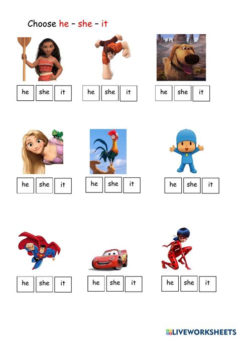 He She It Worksheet Esl Teaching Teaching English Teaching Ideas