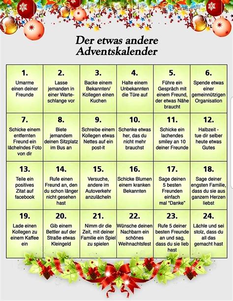 Rechtzeitig Zum Ersten Dezember Der Etwas Andere Adventskalender K B