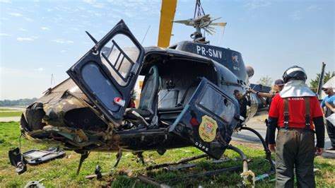 Acidente Helic Ptero Da Pol Cia Civil De S O Paulo For A A Rea