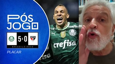 PÓS JOGO PALMEIRAS GOLEIA O SÃO PAULO A AJUDA DO RAFINHA YouTube