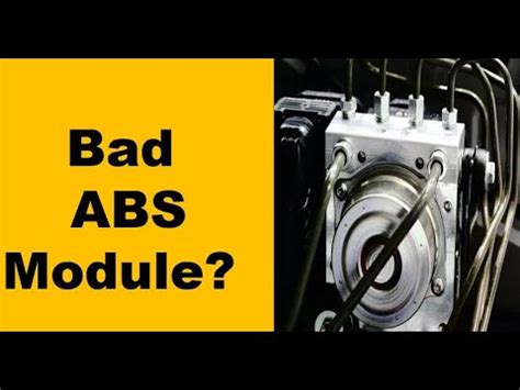 TOP 6 Symptoms Of A Bad ABS Anti Lock Braking System Module How To