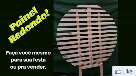 COMO FAZER PAINEL REDONDO PARA FESTA HOW TO MAKE ROUND PANEL FOR