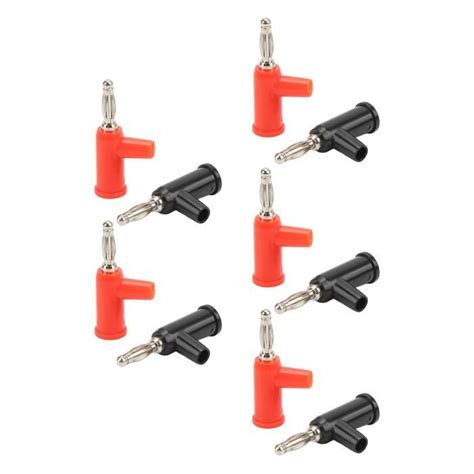VBESTLIFE Connecteur Banane Empilable Sans Soudure J 10028 4mm Pour