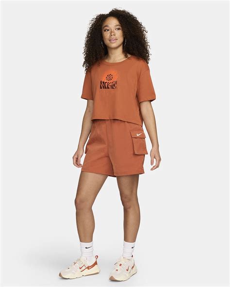 Nike Sportswear Essential Women S Woven High Waisted Shorts Nike UK